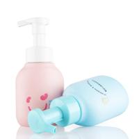 China Plastic Soft Touch Finish Foaming Facial Cleanser Bottle 300ml PET with Foam Pump for sale