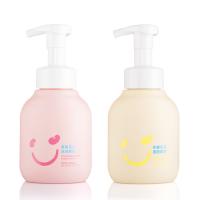 China Plastic Soft Touch Finish Foaming Facial Cleanser Bottle 300ml PET with Foam Pump for sale