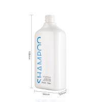 China Matte Finish White Plastic Shampoo Bottles Squeezable Disc Top Cap Bottle for sale