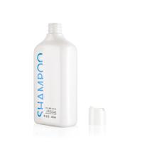 China Matte Finish White Plastic Shampoo Bottles Squeezable Disc Top Cap Bottle for sale