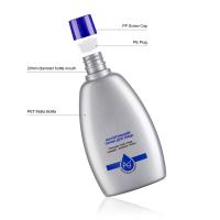 China PET Plastic Cosmetic Bottles 128ml Metal Color for Essence Lotion 20/410 for sale