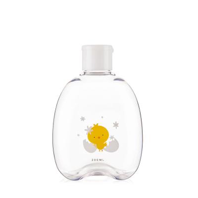 China 200ML Transparent Liquid Soap Bottles 6.6 OZ For Professional And High-End Look for sale