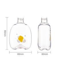 China 200ML Transparent Liquid Soap Bottles 6.6 OZ For Professional And High-End Look for sale