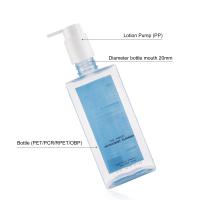 China 180ML Luxury Bottles For Body Lotion Without Spring Pump Dispenser for sale
