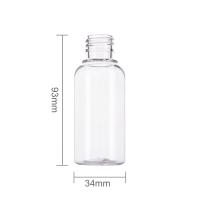 China 50ml Custom PET Plastic Bottle with Screw Cap 20/410 for Travel Health Personal Care for sale