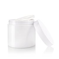 China Recycled PET 400ml Custom Design Wide Mouth Plastic Jars for Cosmetics Skincare for sale