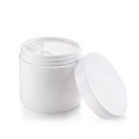 China Recycled PET 400ml Custom Design Wide Mouth Plastic Jars for Cosmetics Skincare for sale