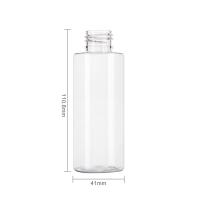 China 100ml OEM ODM Clear Plastic Spray Bottles With Over Cap For Travel for sale