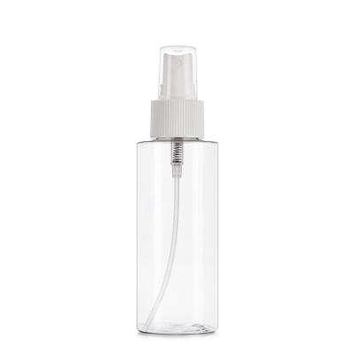 China 100ml OEM ODM Clear Plastic Spray Bottles With Over Cap For Travel for sale