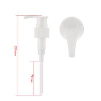China White Plastic 24/410 Lotion Pump 1.2cc Output Anti-Slip Closure for Shampoo Soap Dispenser for sale