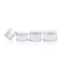 China 120ml PET Thick Wall Cosmetic Jar with PP Cap for Creams 4oz Crystal Clear for sale
