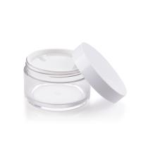 China 120ml PET Thick Wall Cosmetic Jar with PP Cap for Creams 4oz Crystal Clear for sale