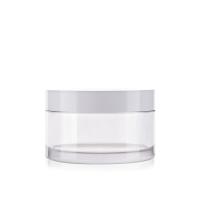 China 120ml PET Thick Wall Cosmetic Jar with PP Cap for Creams 4oz Crystal Clear for sale