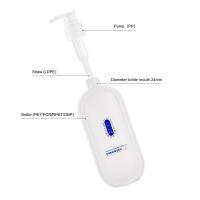 China 500ml White PET Bottle for Face Cleanser with 24/410 Neck Custom Logo ODM OEM for sale