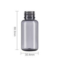 China 30ml Cosmetic Bottles With Pink Round Screw Cap With Plug For Toner for sale