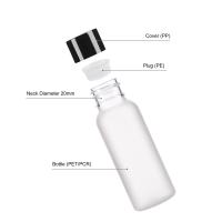 China 30ml Custom PET Plastic Bottle With Screw Cap For Travel for sale