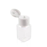 China Square Mini 15ml PET Plastic Bottle Container with Screw Cap 20/410 for sale