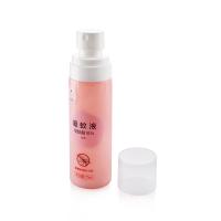 China 60ML Cylindrical Fine Mist Plastic Spray Bottles For Mosquito Repellent for sale