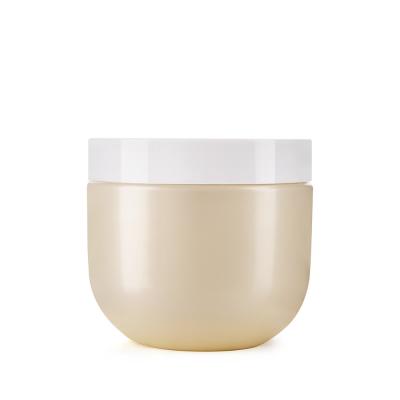 China 300ml RPET Wide Mouth PET Jar Cosmetic Jars with Screw Caps for Cream 82mm for sale