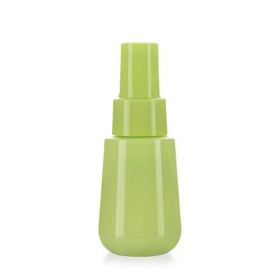 China 50ML Green Spray Bottle With Lid Support Custom Logo Printing for sale