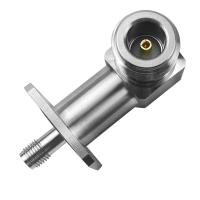 China 90 Degree Flanged Joint Copper-made S In N Connector For Drone System Device for sale