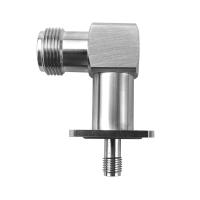 China 90 Degree Flanged Joint Copper-made S In N Connector For Drone System Device for sale