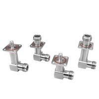 China 90 Degree Flanged Joint Copper-made S In N Connector For Drone System Device for sale