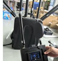 China Intelligent 10 Antenna 1.5km 433mhz 2.4G Manpack Jammer With Drone Detector for sale