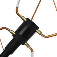China 300-400MHz Fiberglass Four-Leaf Clover Antenna UAV 300W with 360° Working Range and High Output for sale