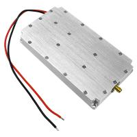 China Aluminum Alloy 50W RF Amplifier Module Super Frequency Band 5000-6000MHz Signal Source For Jammer Application for sale
