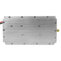 China Aluminum Alloy 50W RF Amplifier Module Super Frequency Band 5000-6000MHz Signal Source For Jammer Application for sale
