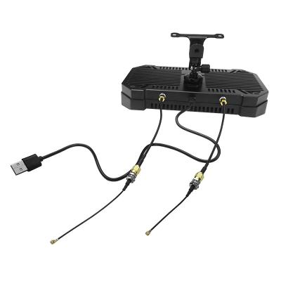 China Dual Band 10W WiFi Cell Phone Drone Signal Booster Extender with 2.4ghz 5.2ghz 5.8ghz Frequency 1.5-2KM Working Range for sale