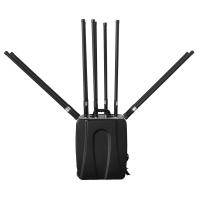 China 12 band 400W  omnidirectional portable move manpack anti drone FPV UAV signal  jammer equipment for sale