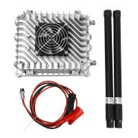 China Portable 2 band 2.4ghz 5.2ghz 5.8ghz drone fpv  jammer Aluminum material with fan for sale