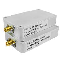 China Customized 5W 8W 10W 2.4ghz 5.2ghz 5.8ghz  Bidirectional amplifier  wireless module  for drone signal booster extender for sale