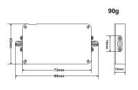 China Customized 8W 4W 10W dual band 800mhz 900mhz signal booster power amplifier module for sale