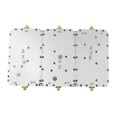 China 2.4ghz 20W WLAN bidirectioanl linear dorne FPV signal booster power amplifier module for sale