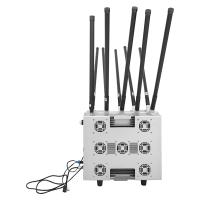 China New Design 10 Channel Full band 360°  Detection Jamming Equipment For FPV Drone with Ideal for Security Protection for sale