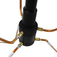 China Customized higih power 300W 2.4ghz 5.8ghz N-male drone GNSS signal shield  four leaf clover antenna for sale