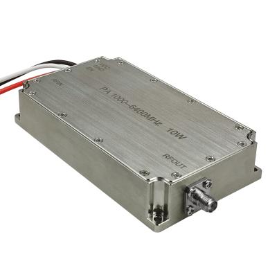 China TX long distance jamming 10W 20W 1000-6200mhz wide band anti drone power amplifier module for government for sale