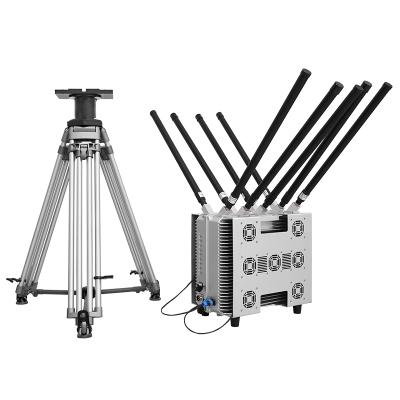 China Omnidirectional  drone jammer 10km detection fix outdoor equipment for sale