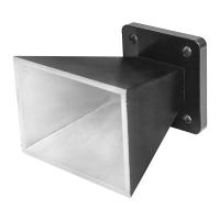 China New 46g Lightweight WiFi 5150-5850MHz Horn Antenna with Matte Black Powder-Coated Finish for sale