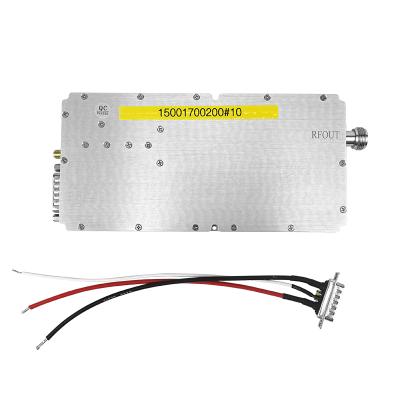 China High power 200W 1500-1700MHz GaN 28V anti drone UAV fpv VCO modulation amplifier for sale