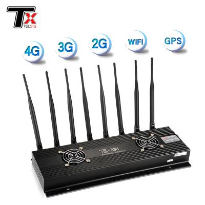 China Black Fixed 8 Way Signal Jammer Is Suitable For Classrooms for sale