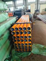 China Carbon Steel 8.56mm Drill Pipe Rugged Double Wall Construction 73/76/89mm OD Black/Blue for sale