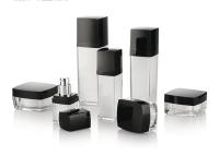 China 15ml 30ml 50ml 100ml Acrylic Bottle And Jar Screw Cap For Skin Care for sale
