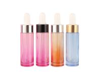 China White Lids Cosmetic Dropper Bottler Antiskid Bottom Fragrance Oil Bottle for sale