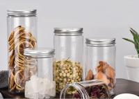 China 25ml-1000ml Plastic Food Storage Jars With Lids Round Pet Container Tasteless for sale