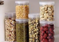 China 25ml-1000ml Plastic Food Storage Jars With Lids Round Pet Container Tasteless for sale