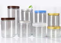 China 500ml Screw Top Plastic Jars , Candy Plastic Jar With Aluminium Lid for sale